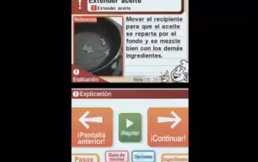 Nintendo DS Cocina Conmigo, ¿qué preparamos hoy? | Gastronomía & Cía