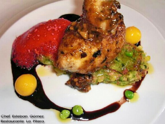 Codorniz rellena. Restaurante La Pitera | Gastronomía & Cía