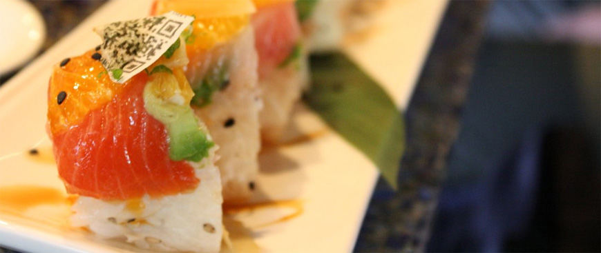 Sushi con códigos QR | Gastronomía & Cía