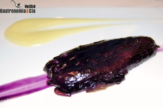 Hebras de berenjena asada con makil goxo de Josean Alija | Gastronomía ...
