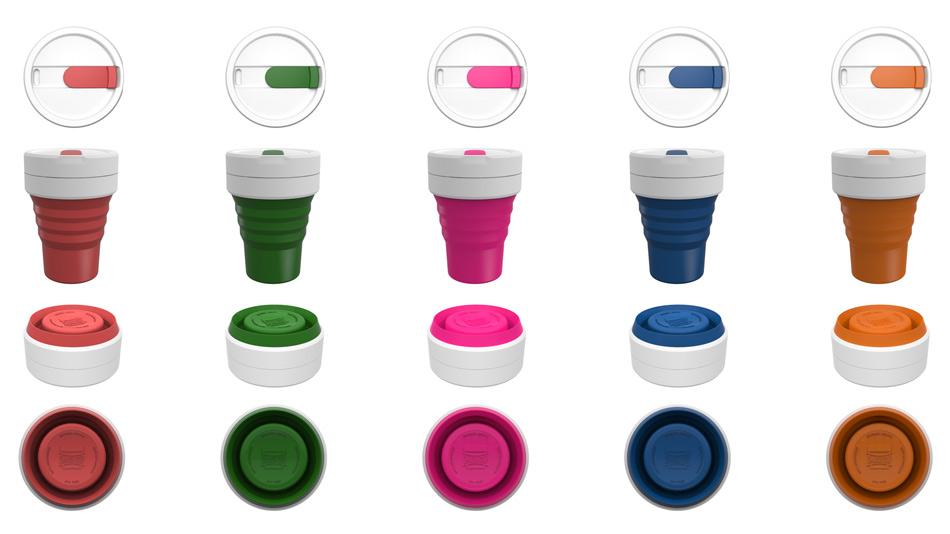 Smash Cup, vaso reutilizable plegable | Gastronomía & Cía