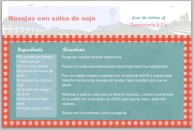 Plantillas para escribir e imprimir recetas | Gastronomía & Cía