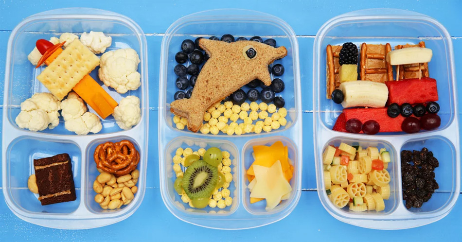 Tres almuerzos de tupper para niños, para la vuelta al cole ...