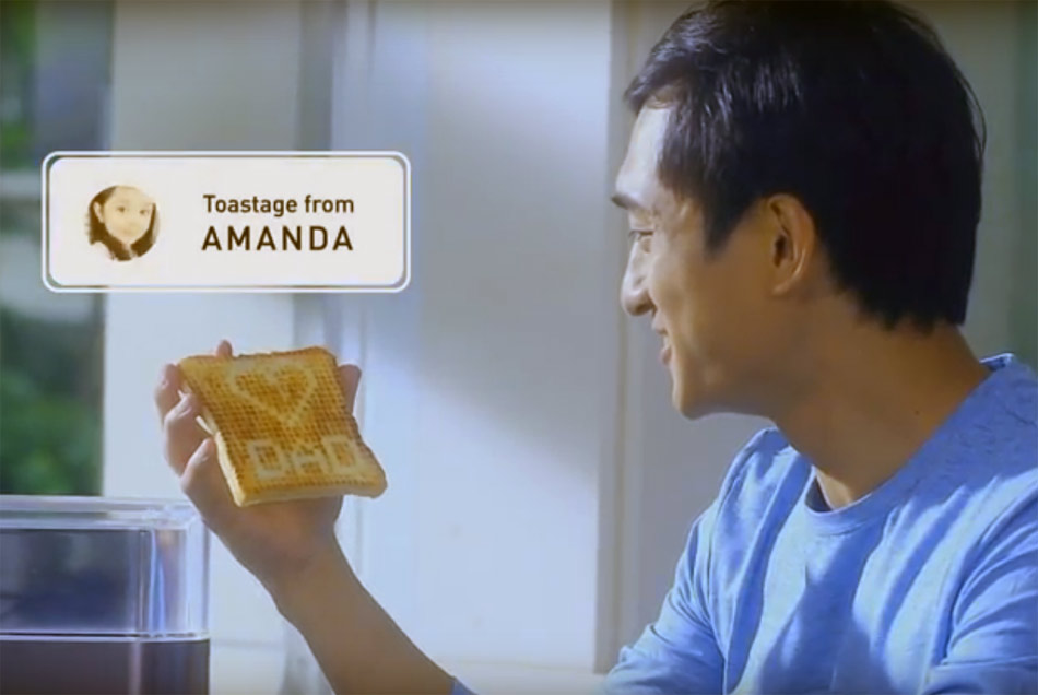 Toasteroid, una tostadora que personaliza el desayuno con mensajes e ...