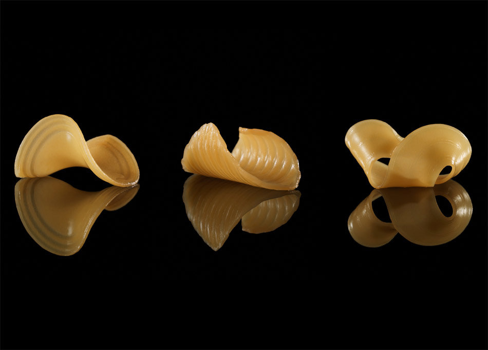 Pasta alimenticia que cambia de forma con la cocción, ¿el futuro de la ...
