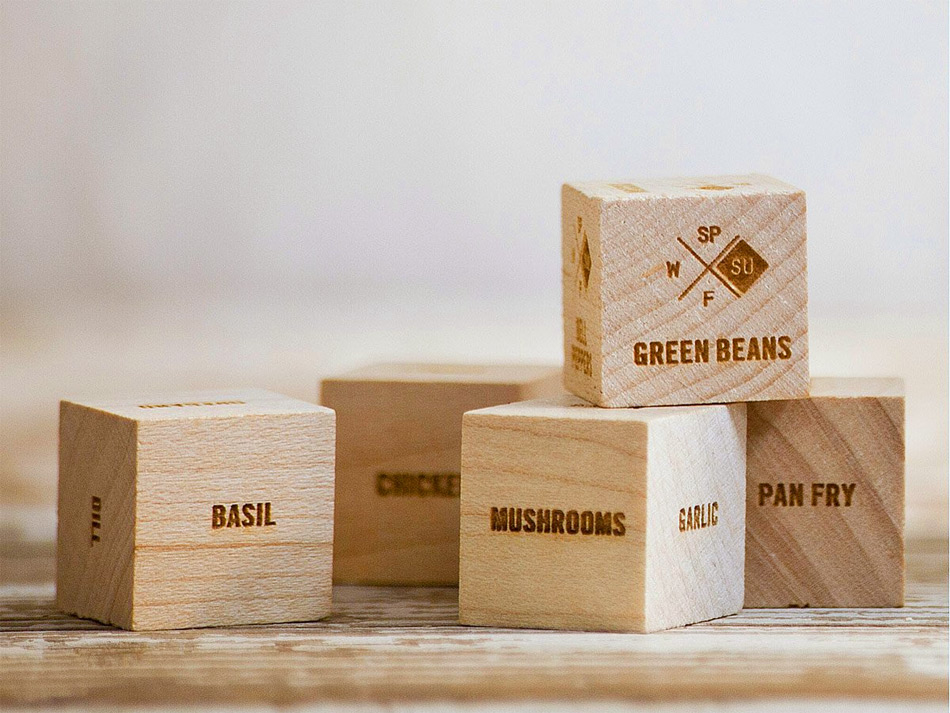 Foodie Dice, un juego de dados para dejar al azar qué cocinar ...