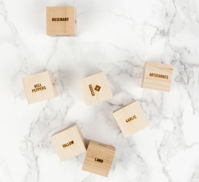 Juegos de dados para cocinar al azar | Gastronomía & Cía