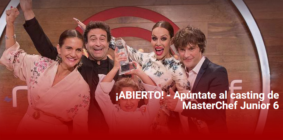 MasterChef Junior 6 abre el casting, accede a las reglas de ...