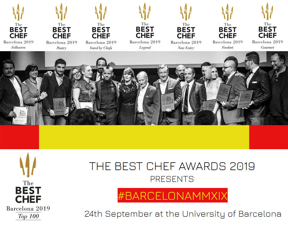 La ceremonia de The Best Chef Awards 2019 se celebra en Barcelona ...