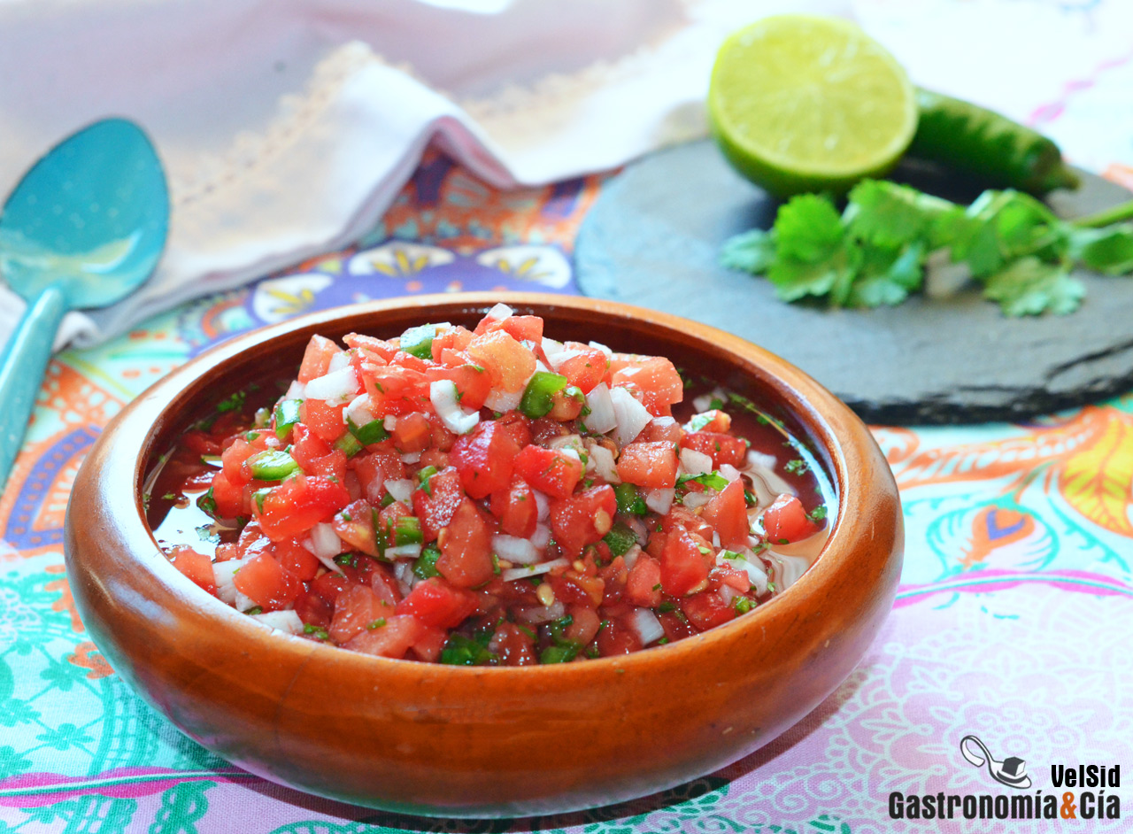 Pico de gallo, receta tradicional de la salsa mexicana que enriquecerá ...