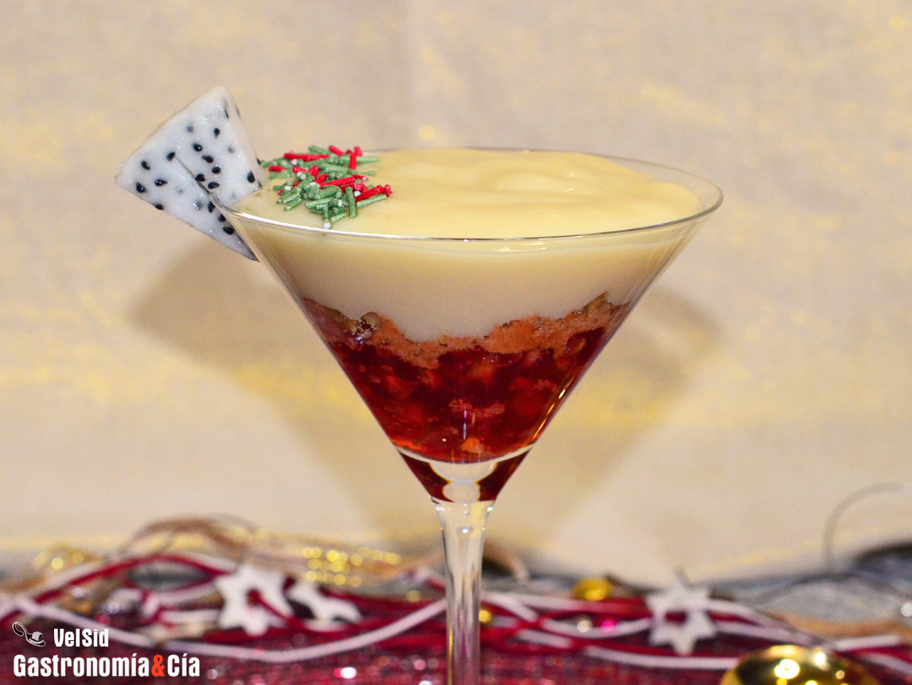 Natillas con granada y Aperol. Receta de un postre tan elegante como ...