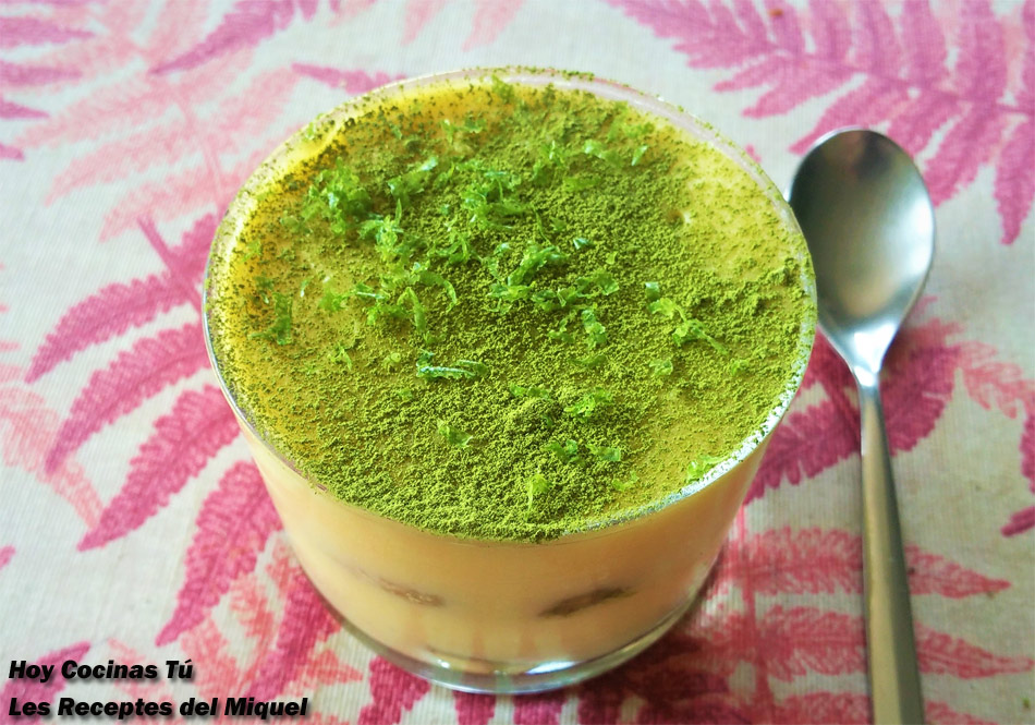 Hoy Cocinas Tú: Tiramisú de té matcha en vaso | Gastronomía & Cía
