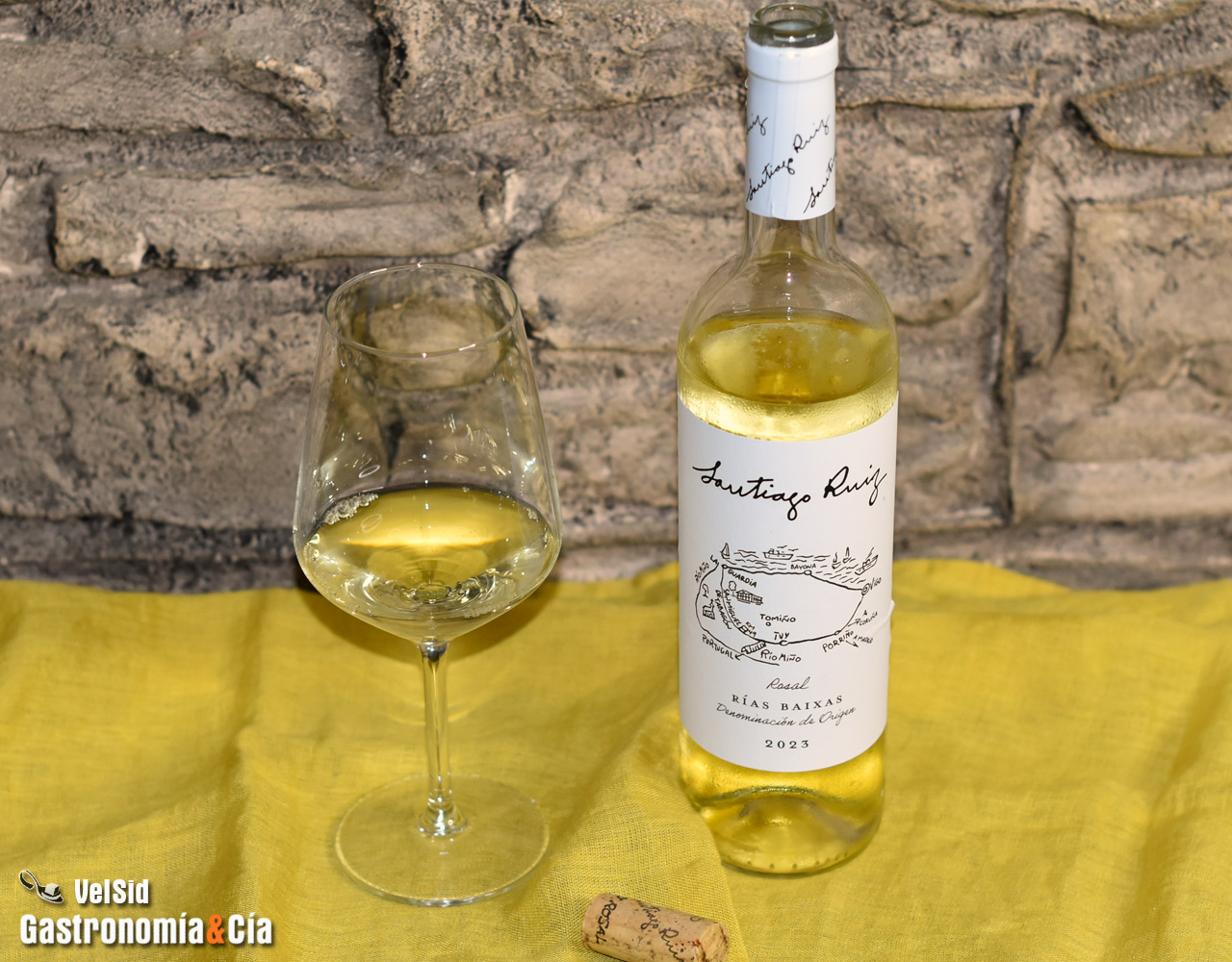 Santiago Ruiz 2023 D.O. Rías Baixas. Puro O Rosal | Gastronomía & Cía