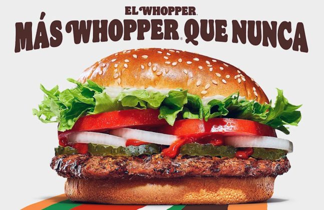 Burger King renueva y mejora su hamburguesa Whopper y España es el ...