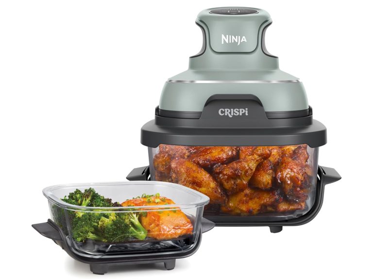 Freidora de aire portátil de cristal 4 en 1: Ninja CRISPi, otra ...
